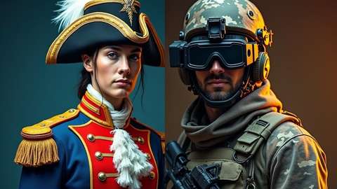 The Evolution of Military Dress Codes: From Bright Colors to Camouflage ...